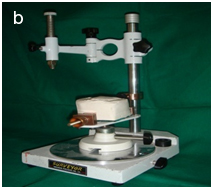 Plaster Index Placed on Surveying Table