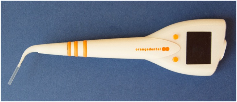 Disposable electronic probe tip (in detail).